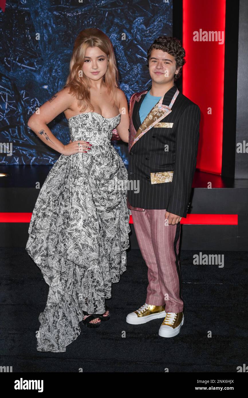 Photo by: John Nacion/STAR MAX/IPx 2022 5/14/22 Lizzy Yu and gaten ...