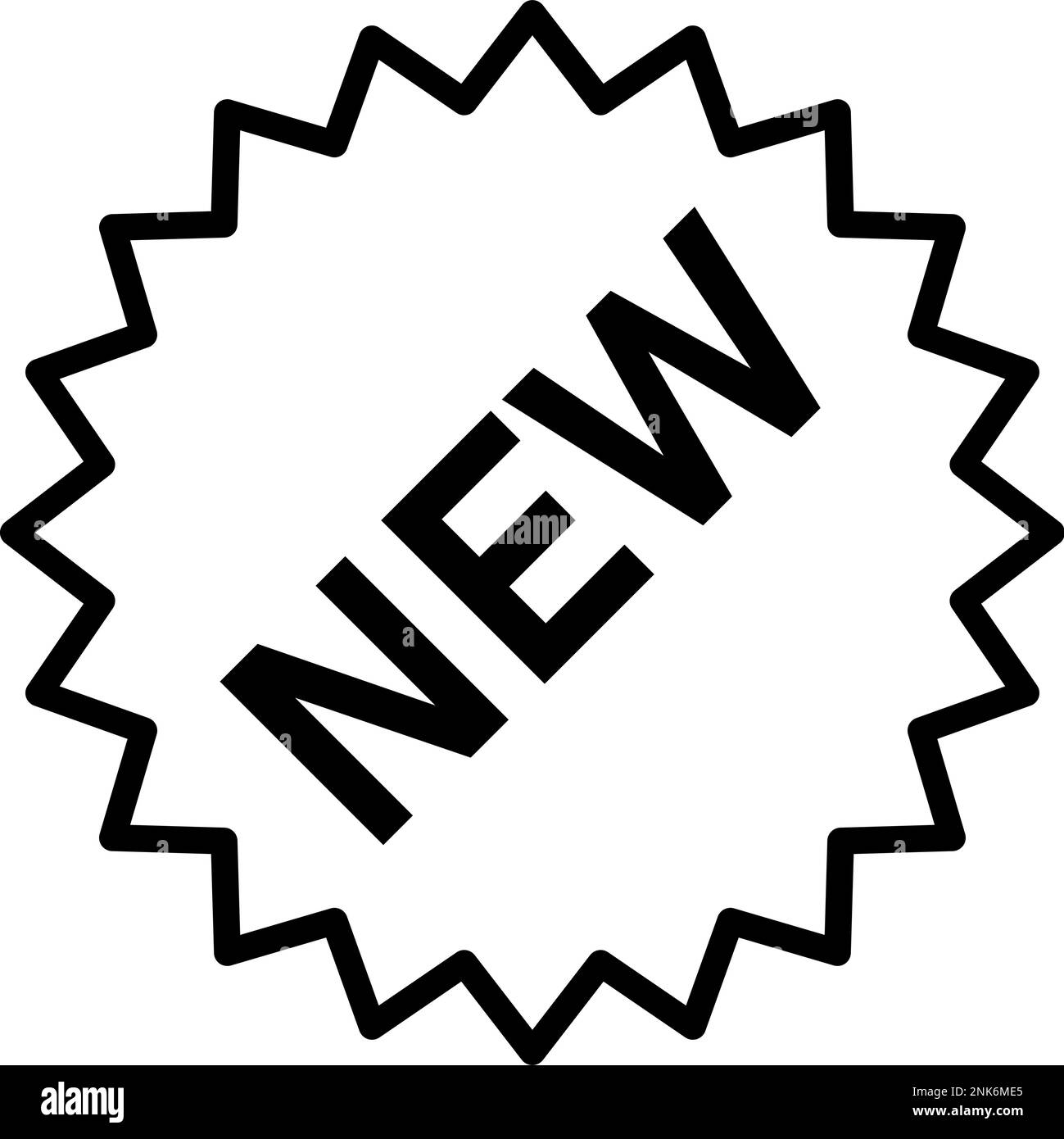 Basic New Product or New Feature Sticker or Adhesive Badge Symbol Sign ... Basic New Product or New Feature Sticker or Adhesive Badge Symbol Sign ...