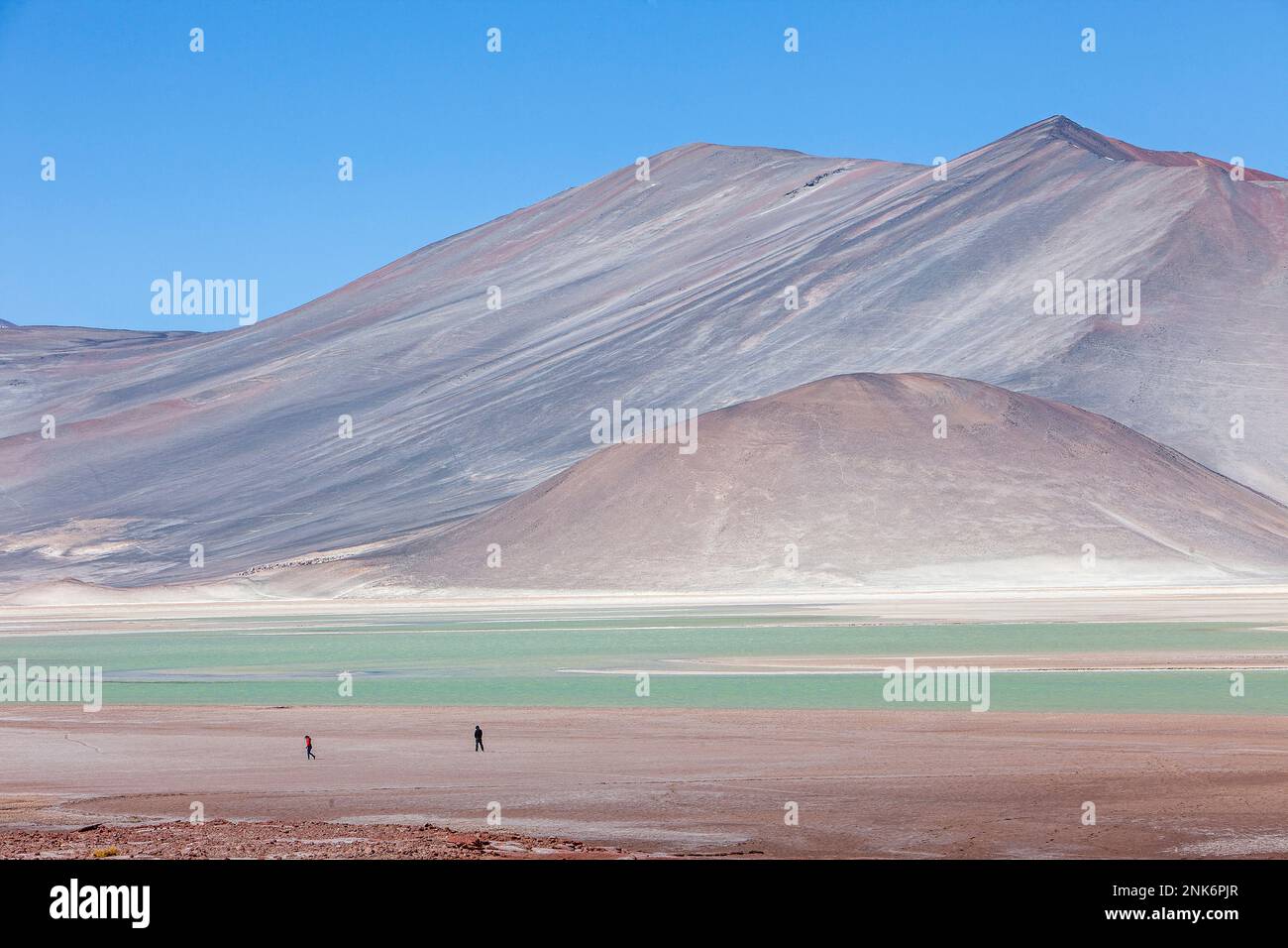 Salar (salt flats) or laguna (lagoon) de Talar, also called de Aguas ...