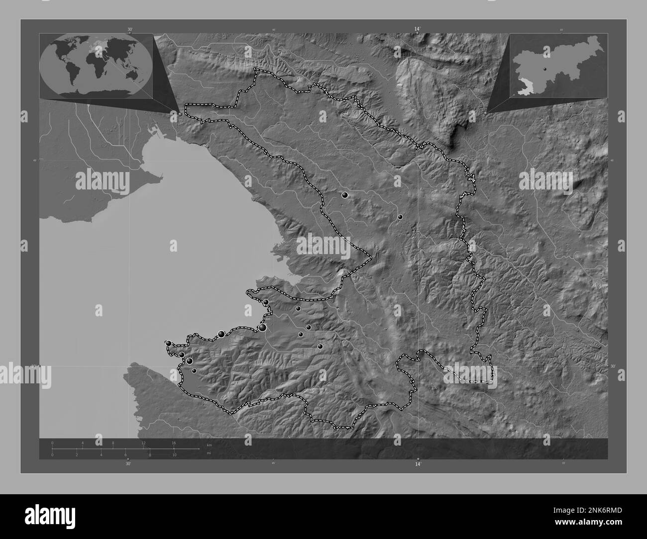 Izola map hi-res stock photography and images - Alamy