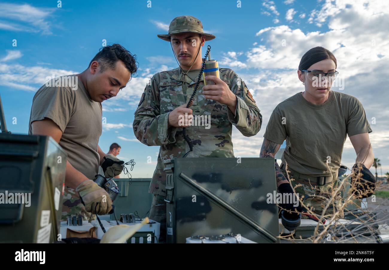 U.S. Air Force 56th Equipment Maintenance Squadron munition systems ...