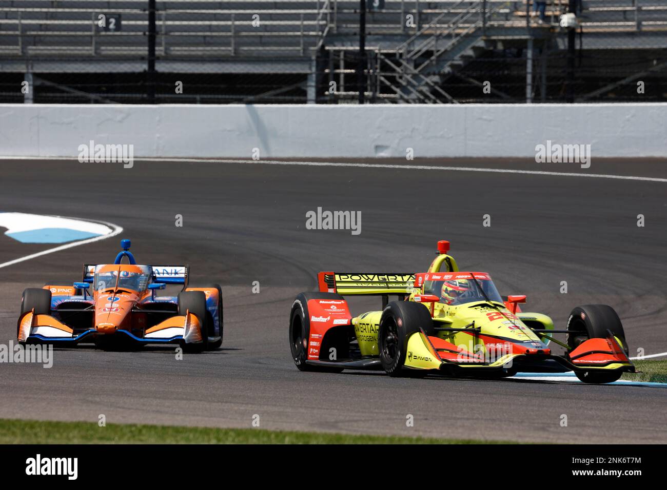 INDIANAPOLIS, IN - MAY 13: NTT IndyCar series driver Devlin DeFrancesco ...