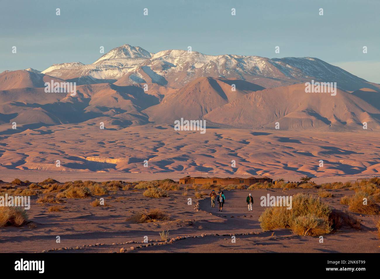 Andes Mountains, from Tulor, an ancient Atacameños village, San Pedro ...