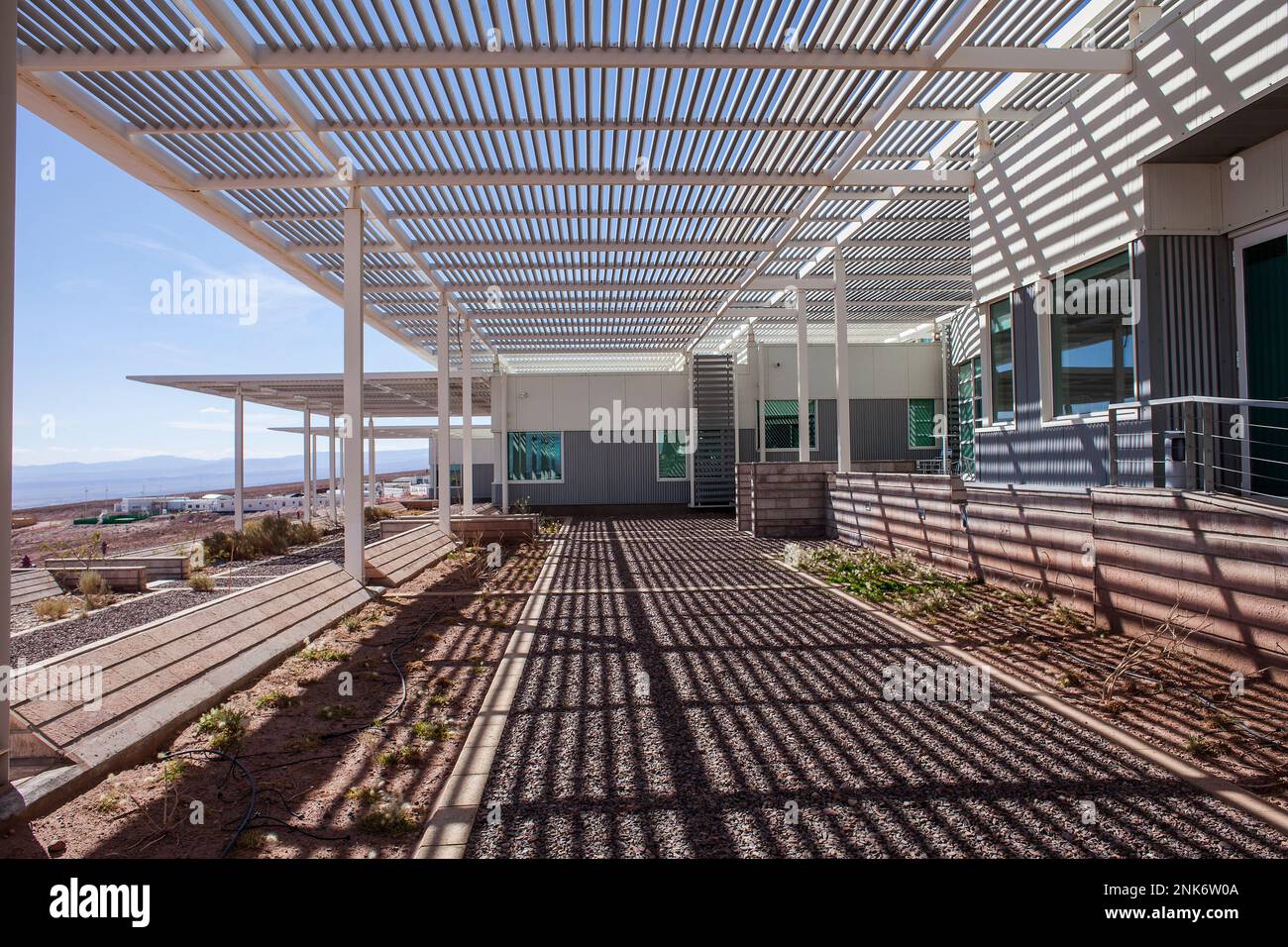 ALMA observatory, technical building in Operations Support Facility ...