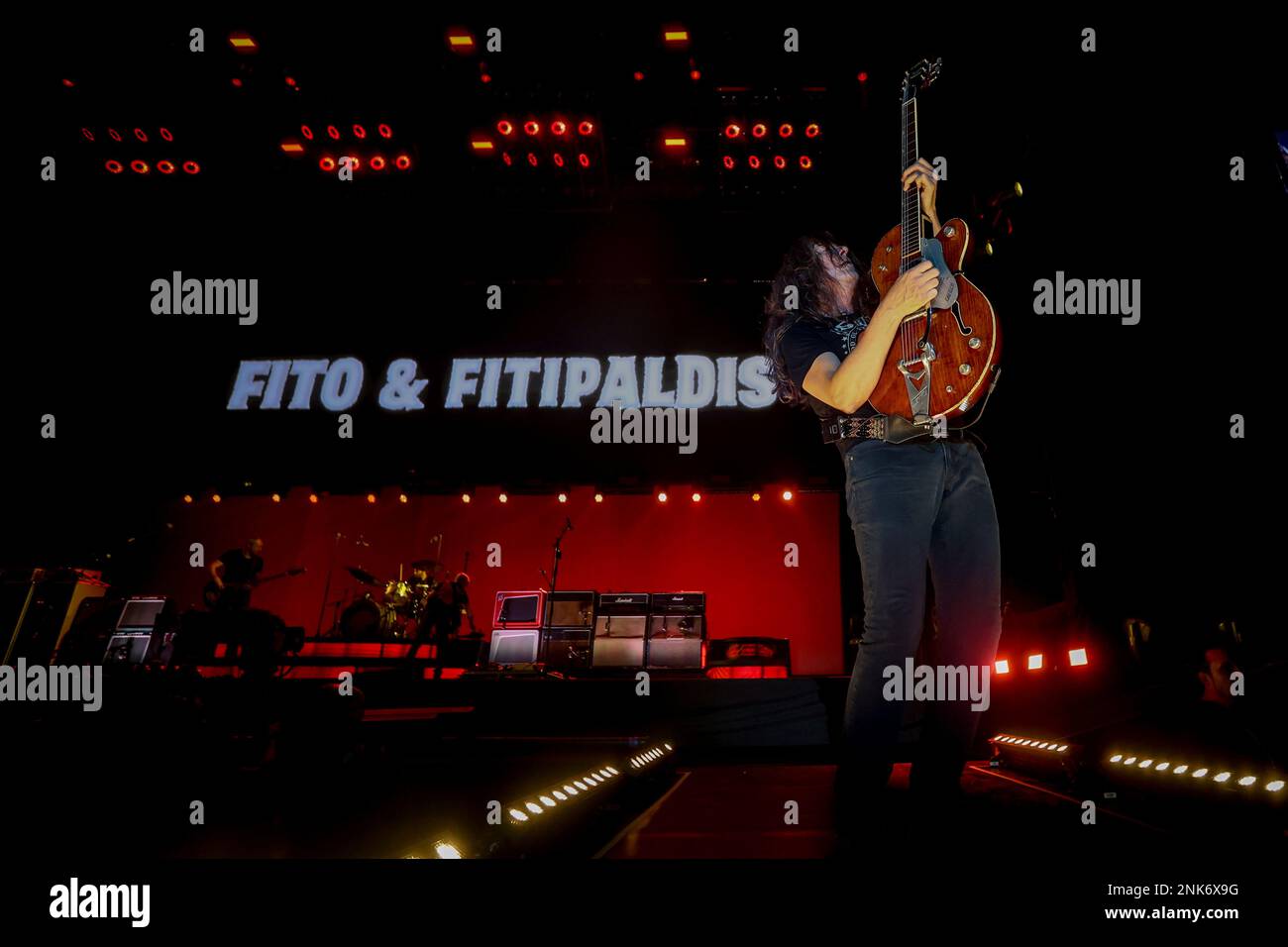 Carlos Raya, Fito's guitarist MAY 13;2022 Ricardo Rubio / Europa Press ...