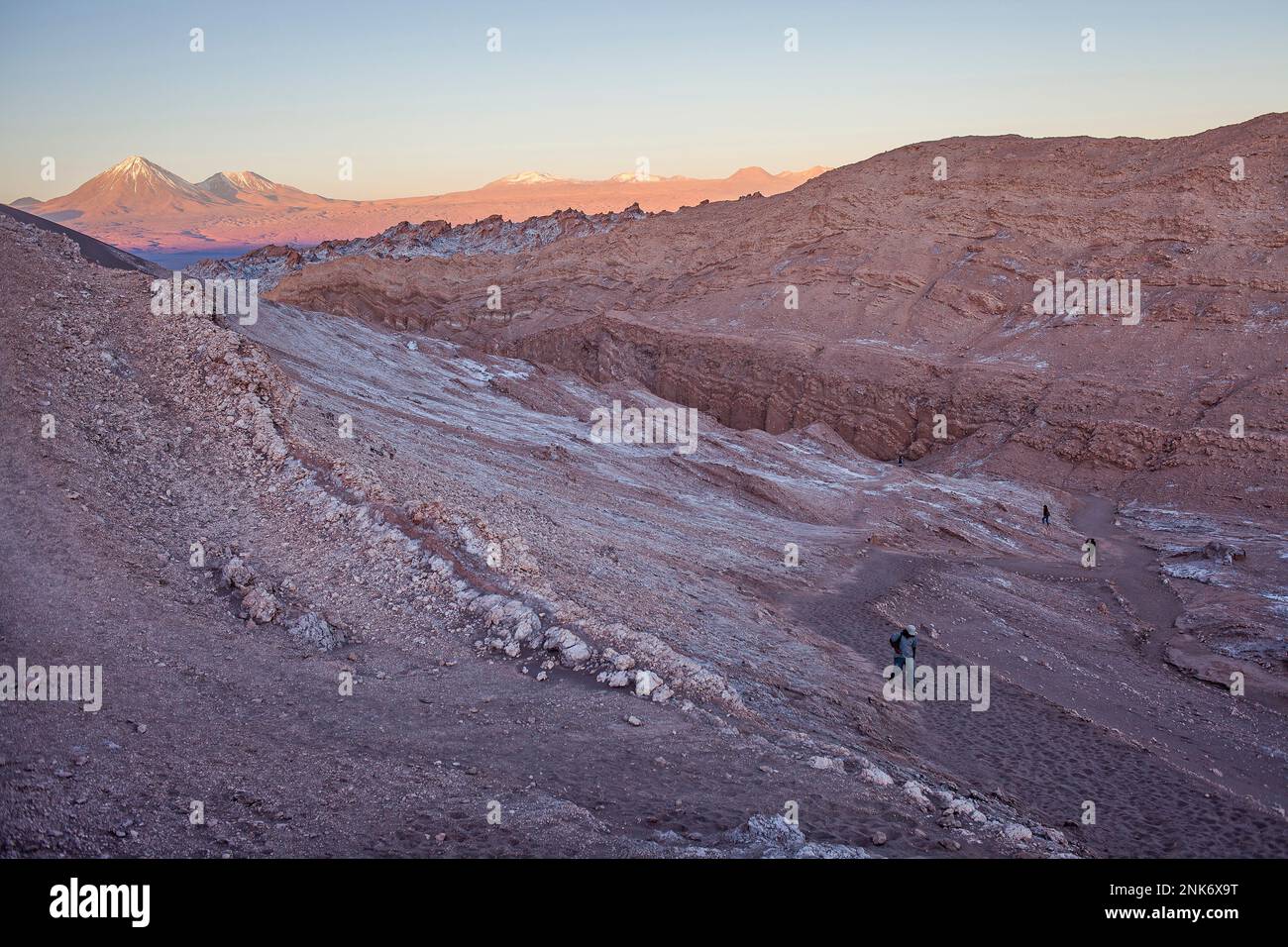 Valle de la Luna (Valley of the Moon ) near San Pedro de Atacama, and ...
