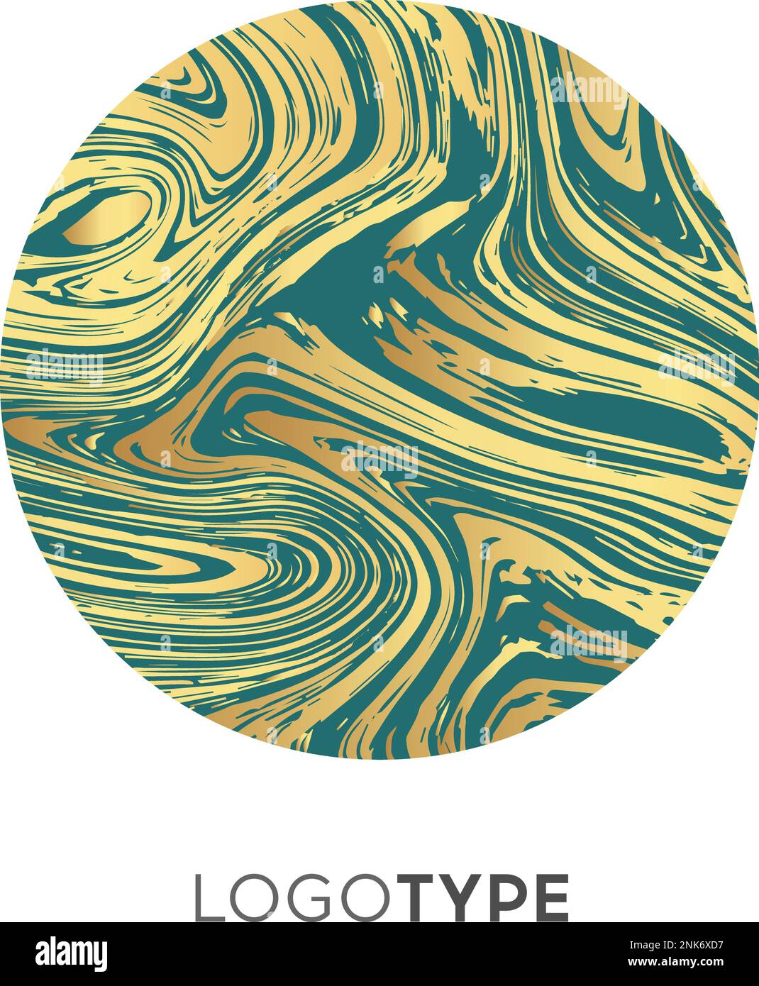 Vector Abstract Marble Logo Brand Company Design Template. Brightly ...