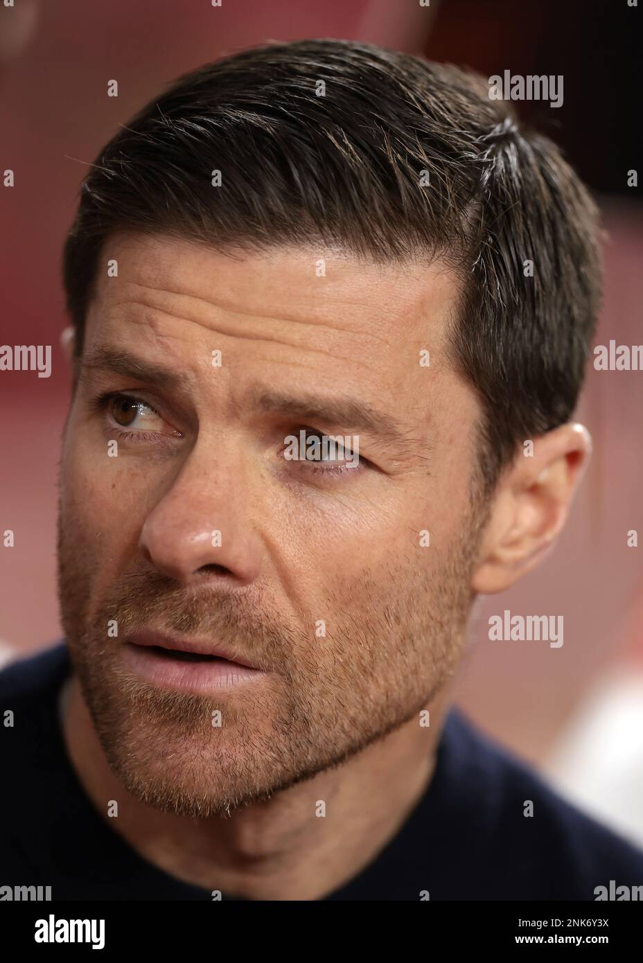 Monaco, Monaco, 23rd February 2023. Xabi Alonso Head coach of Bayer ...