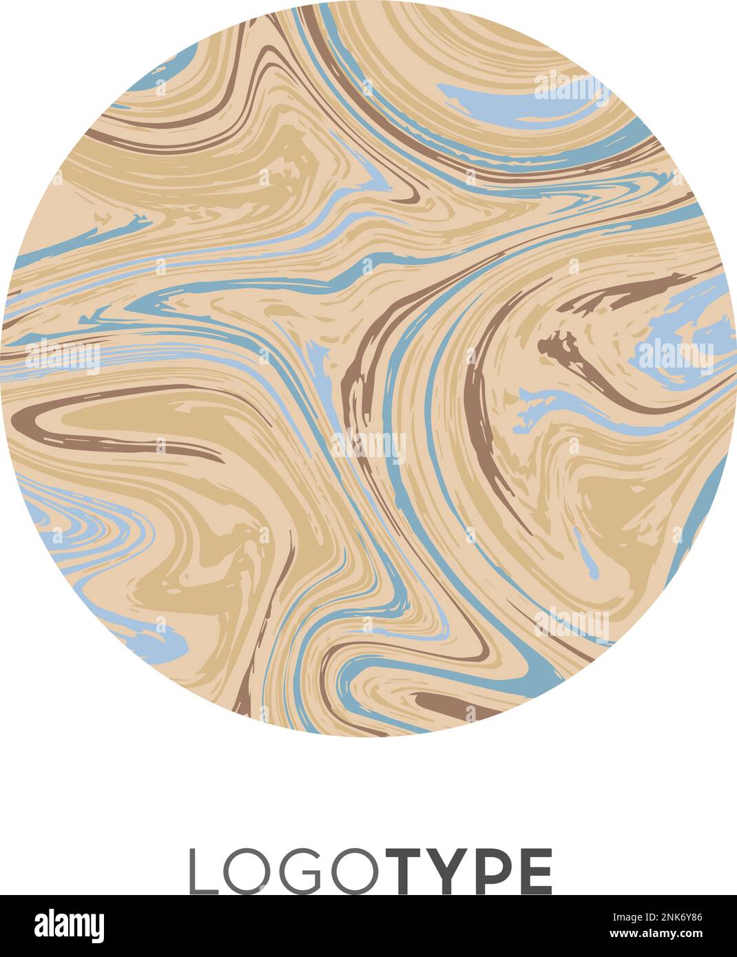 Vector Abstract Marble Logo Brand Company Design Template. Brightly ...