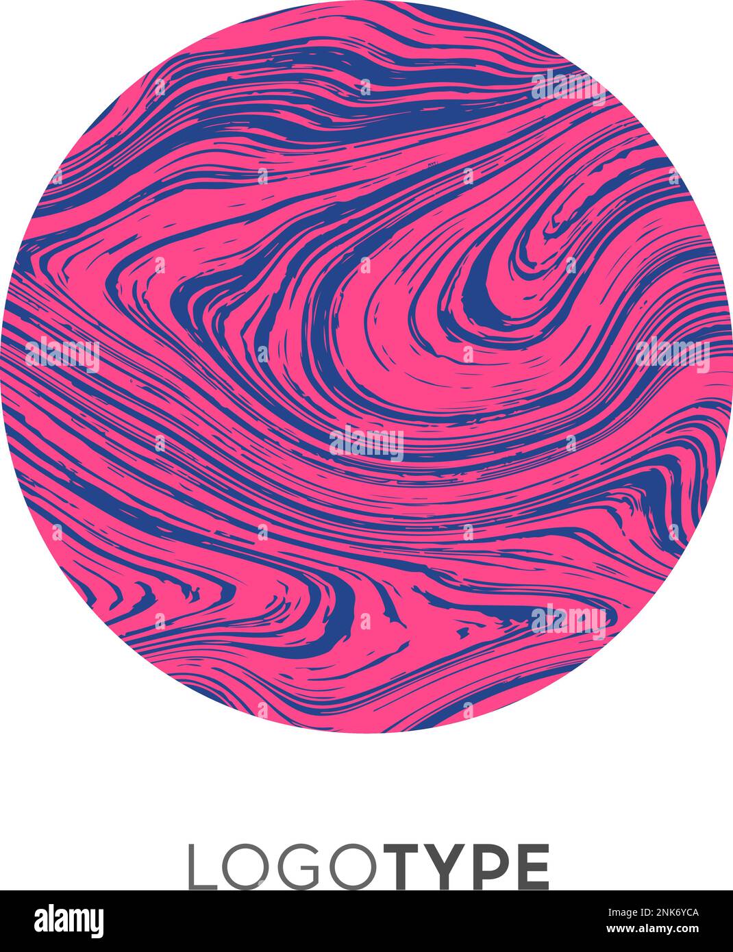 Vector Abstract Marble Logo Brand Company Design Template. Brightly ...