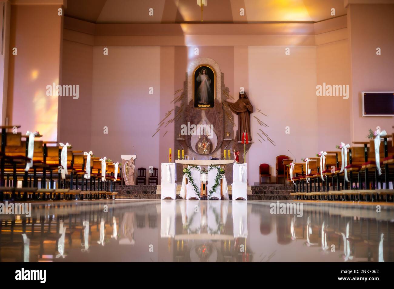 interiors and details in catholic church modern and simple catholic ...