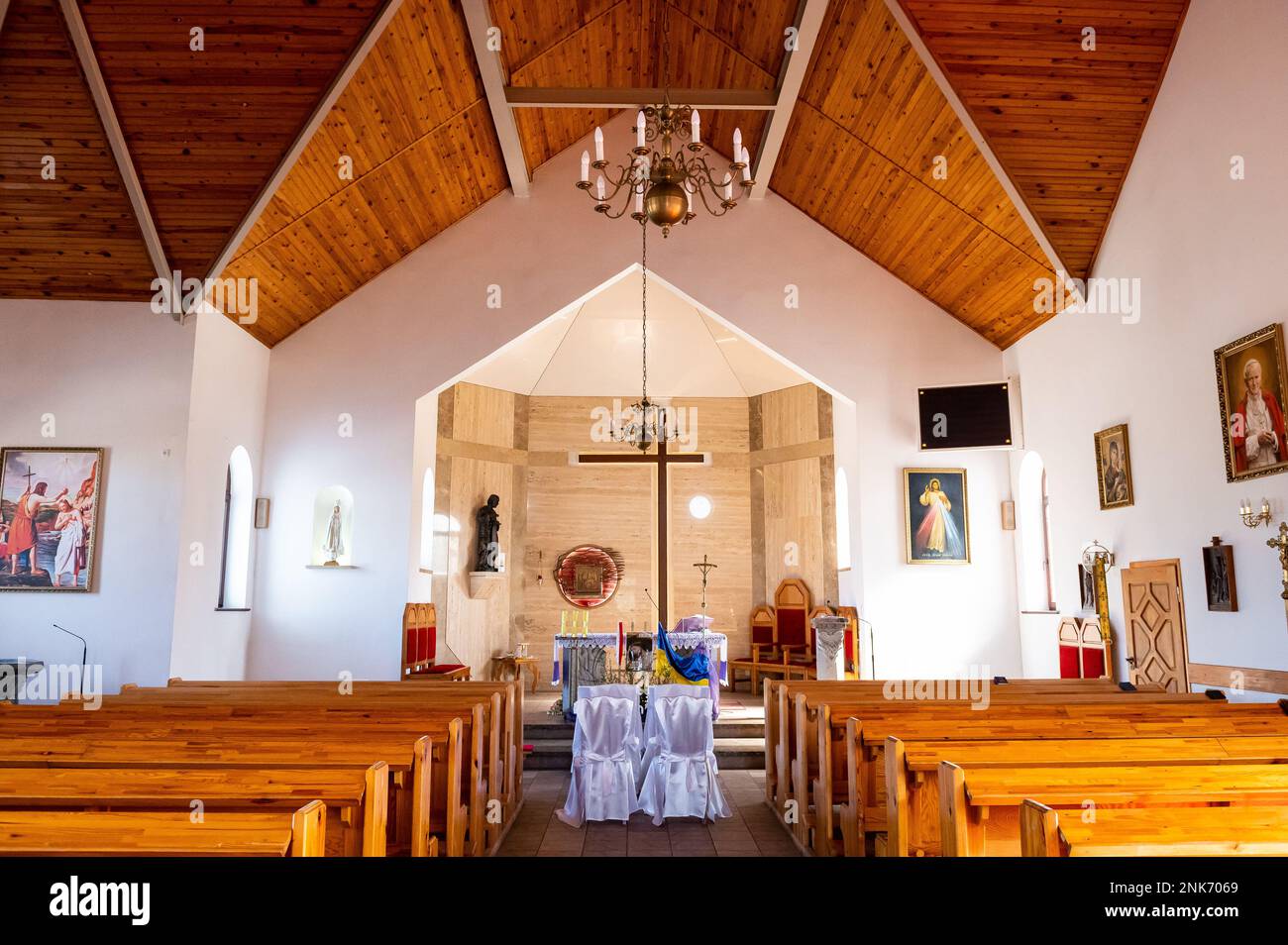 interiors and details in catholic church modern and simple catholic ...