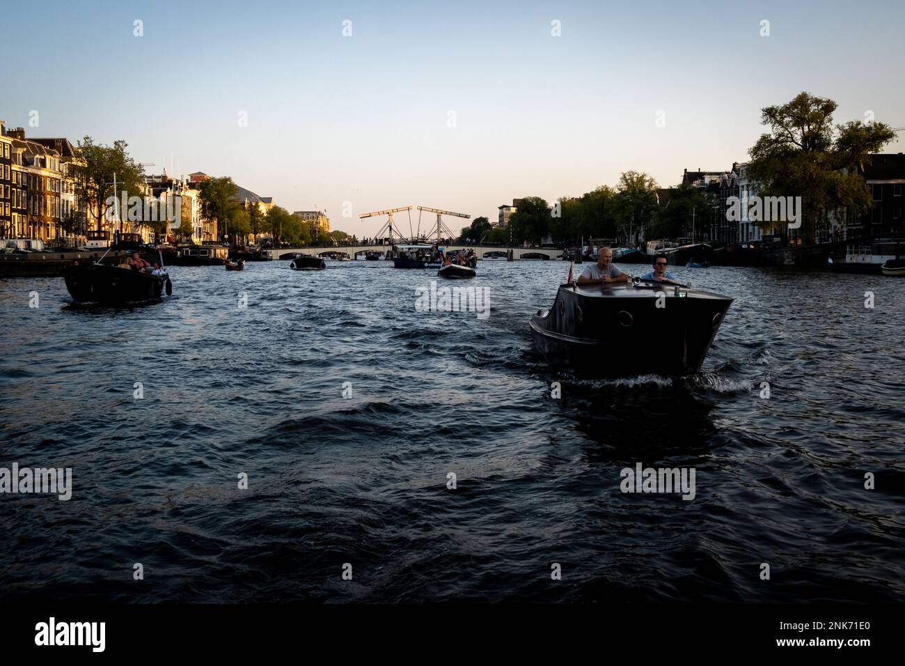 Netherlands, Amsterdam on 2021-09-08. Tourism, street scene and daily ...