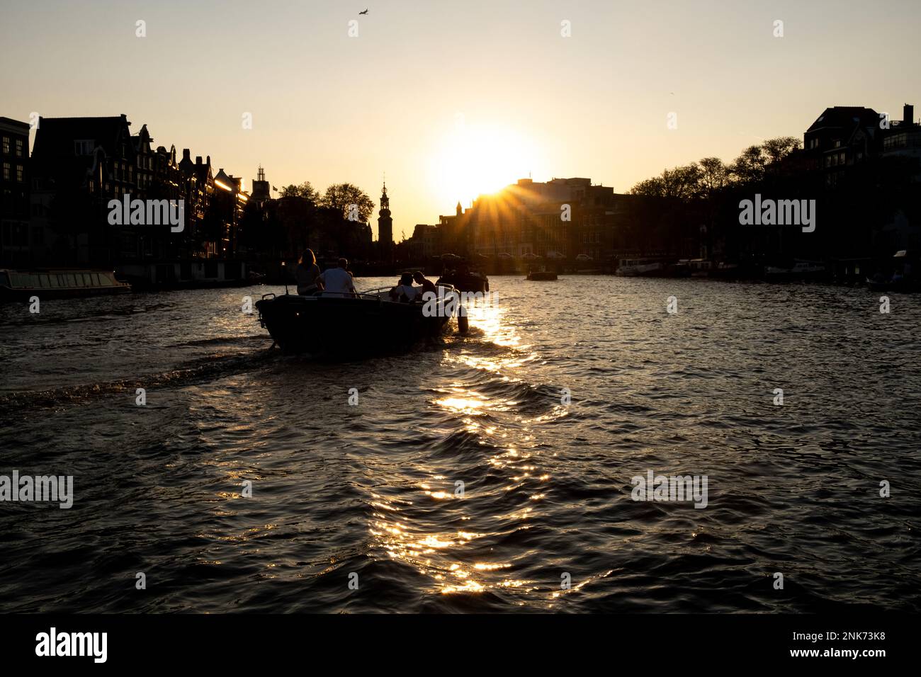 Netherlands, Amsterdam on 2021-09-08. Tourism, street scene and daily ...