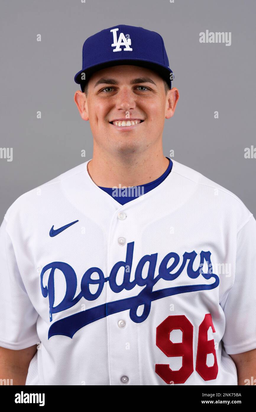 This is a 2023 photo of pitcher Landon Knack of the Los Angeles Dodgers ...