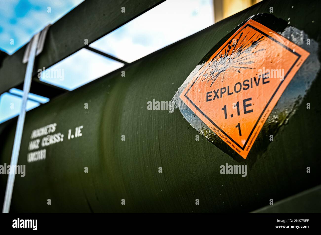 A Guided Multiple Launch Rocket System munitions prepares to be ...