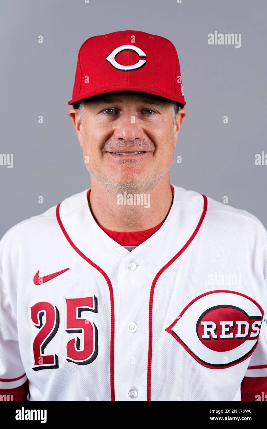 This is a 2023 photo of manager David Bell of the Cincinnati Reds ...