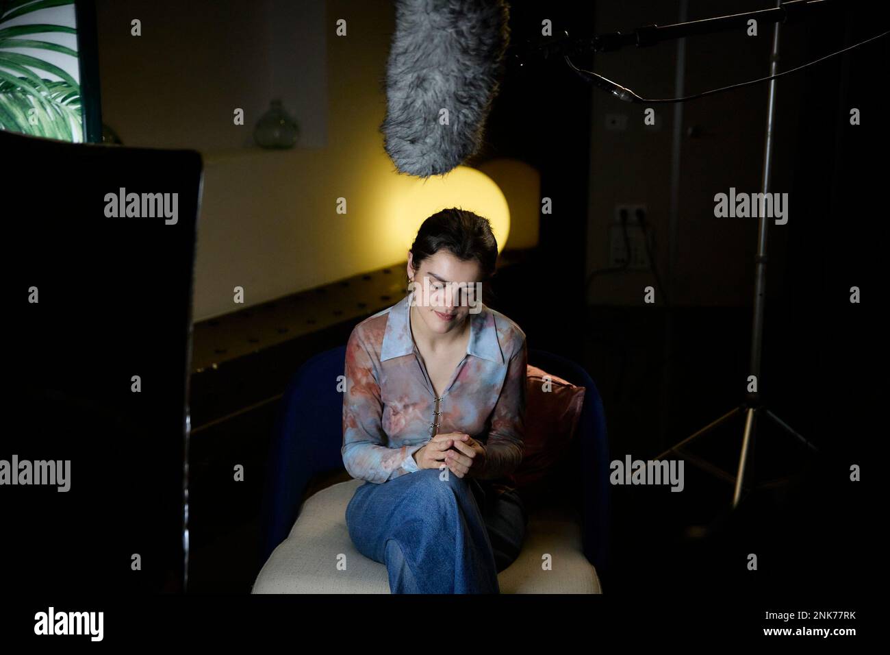 The singer and songwriter Amaia during an interview for Europa Press ...