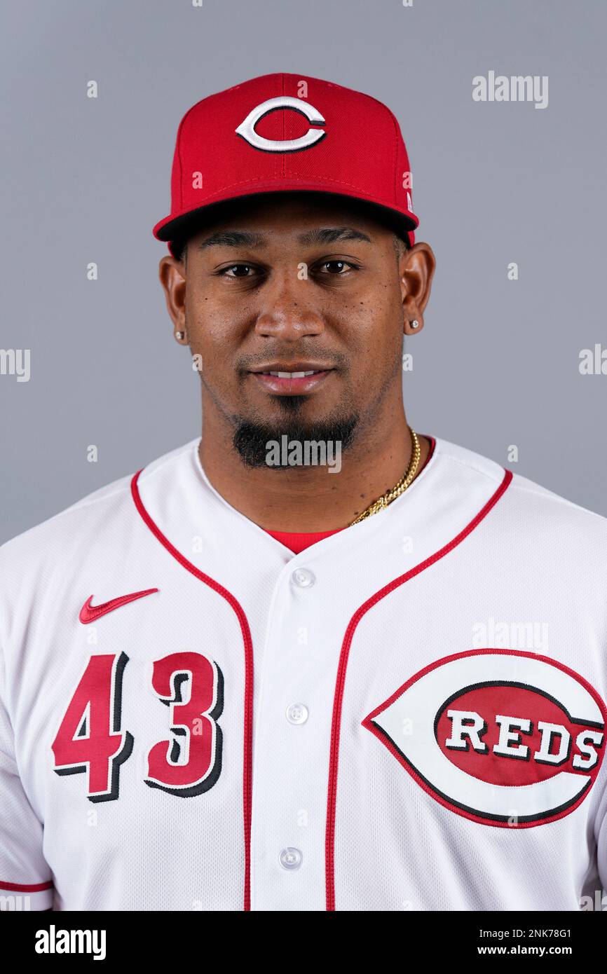 This is a 2023 photo of pitcher Alexis Diaz of the Cincinnati Reds ...