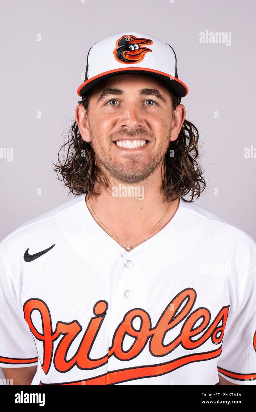 This is a 2023 photo of starting pitcher Dean Kremer of the Orioles ...