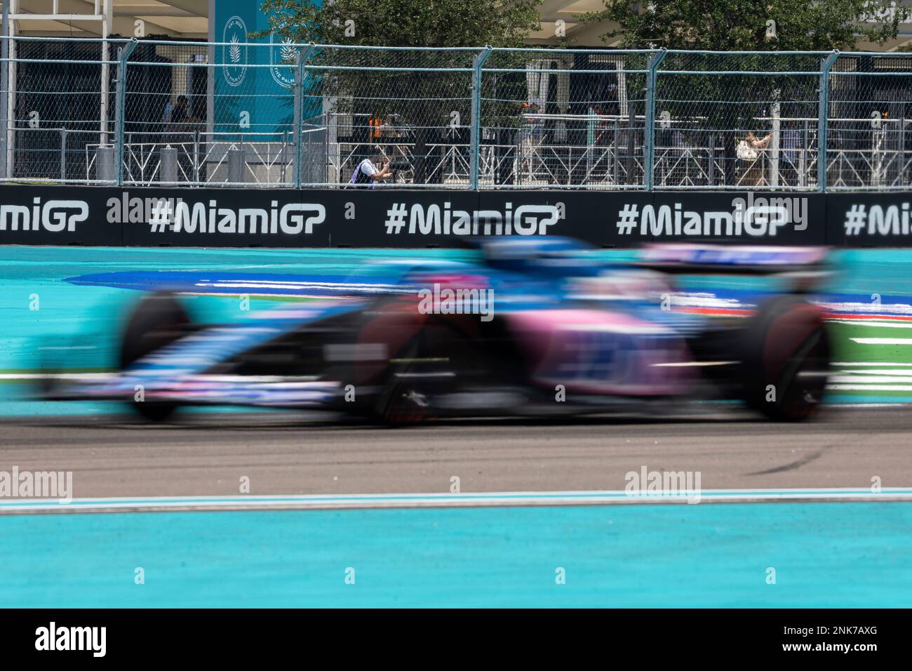 MIAMI GARDENS, FL - MAY 07: Miami GP signage during the F1 Crypto.com ...