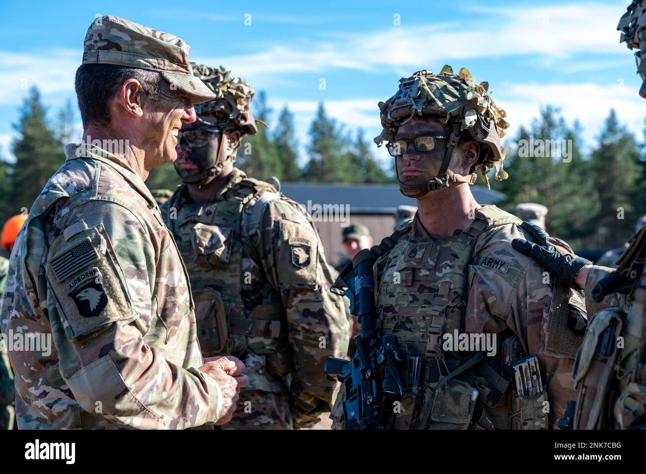 U.S Army Maj. Gen. JP McGee, commanding general, 101st Airborne ...