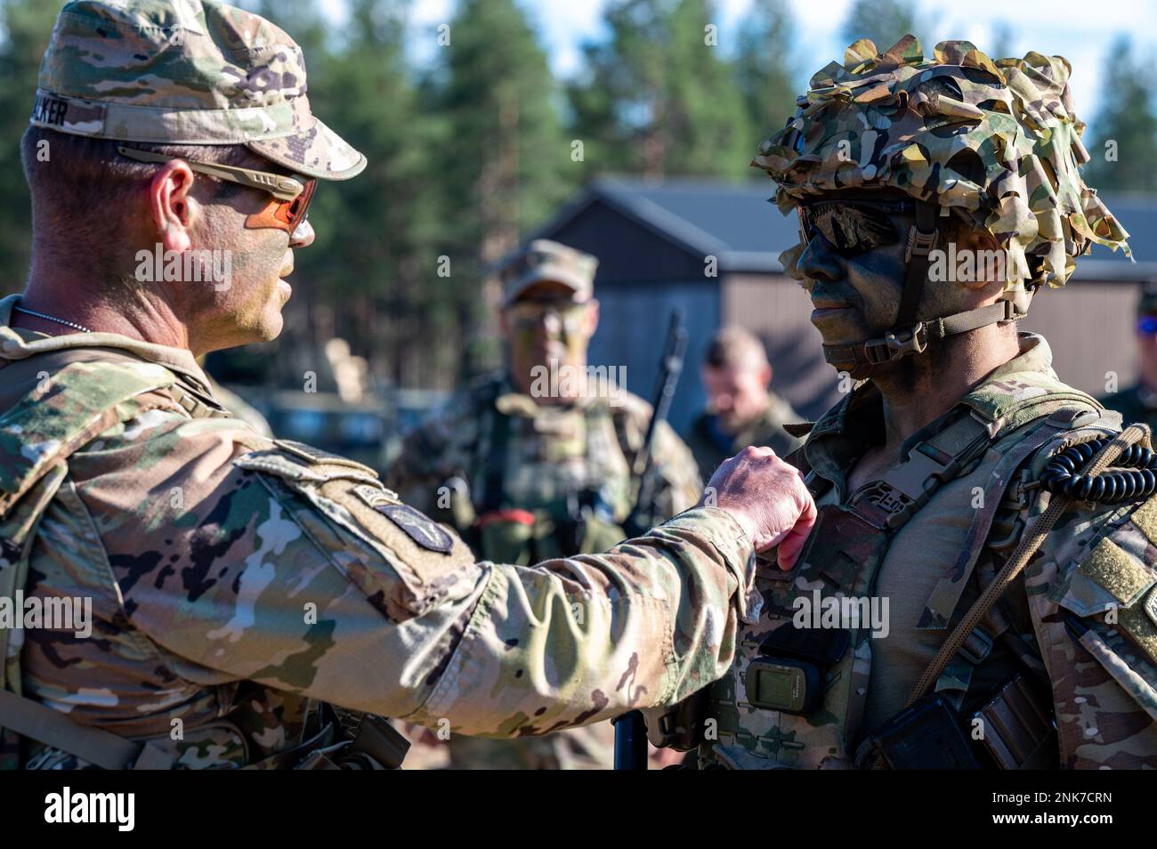 Command Sgt. Maj. Charles Walker, senior enlisted advisor of the 2nd ...