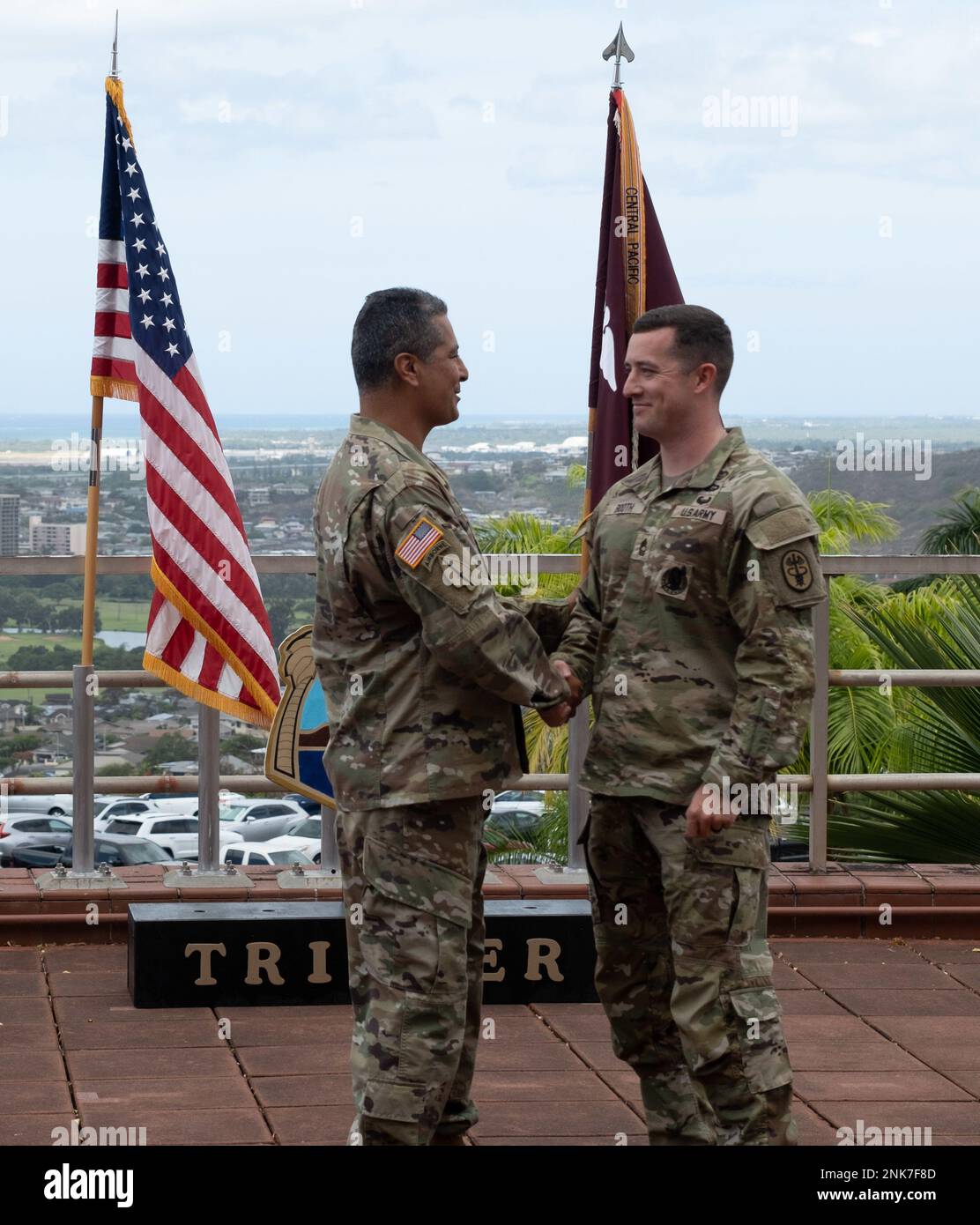 Commander coin was presented to Master Sgt. William Booth for his ...