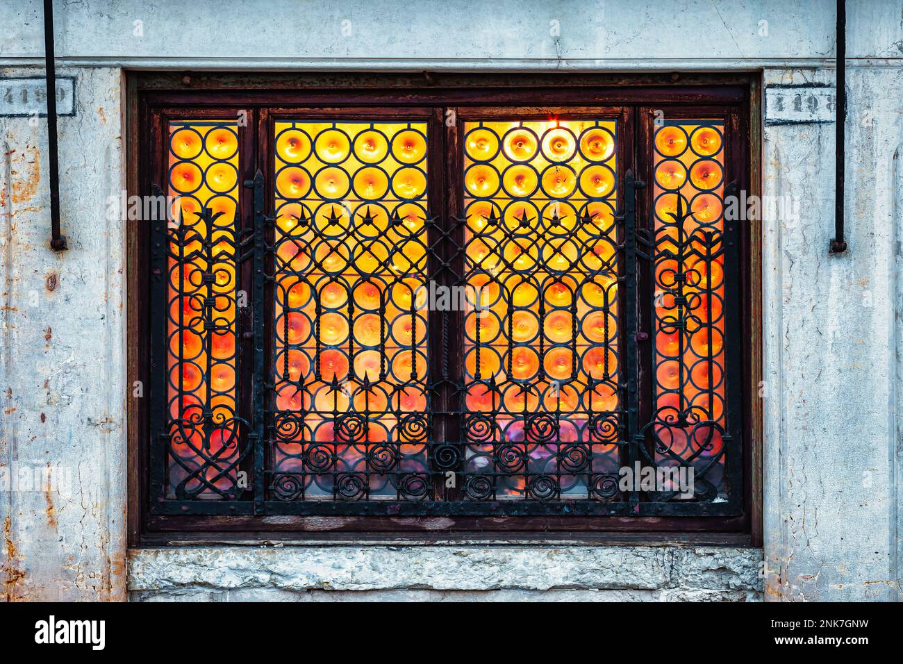 Old fashioned window in Venice Italy Stock Photo - Alamy