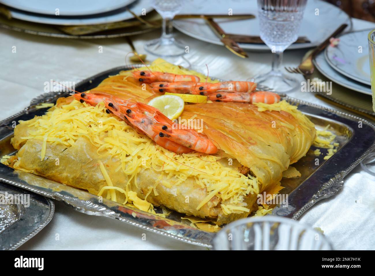 Seafood bastilla hi-res stock photography and images - Alamy
