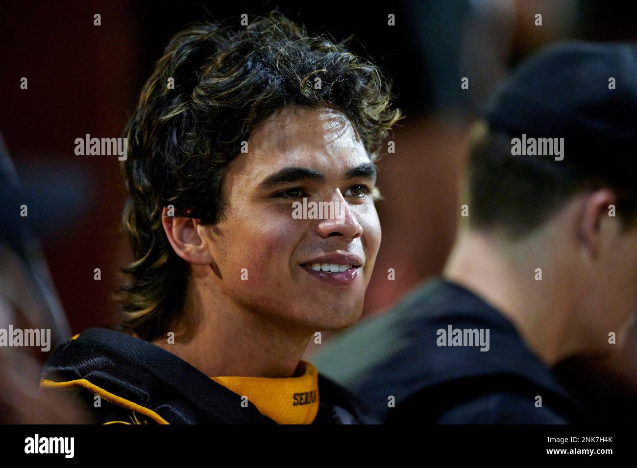 American Heritage Patroits catcher Mateo Serna (24) during a High ...