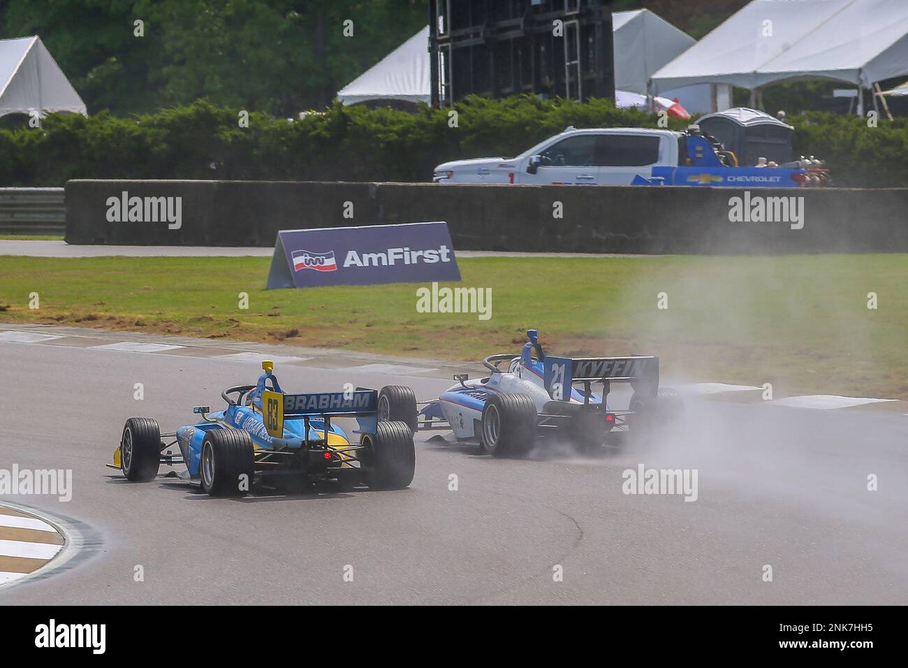 BIRMINGHAM, AL - MAY 01: Matthew Brabham (83) and Kyffin Simpson (21 ...