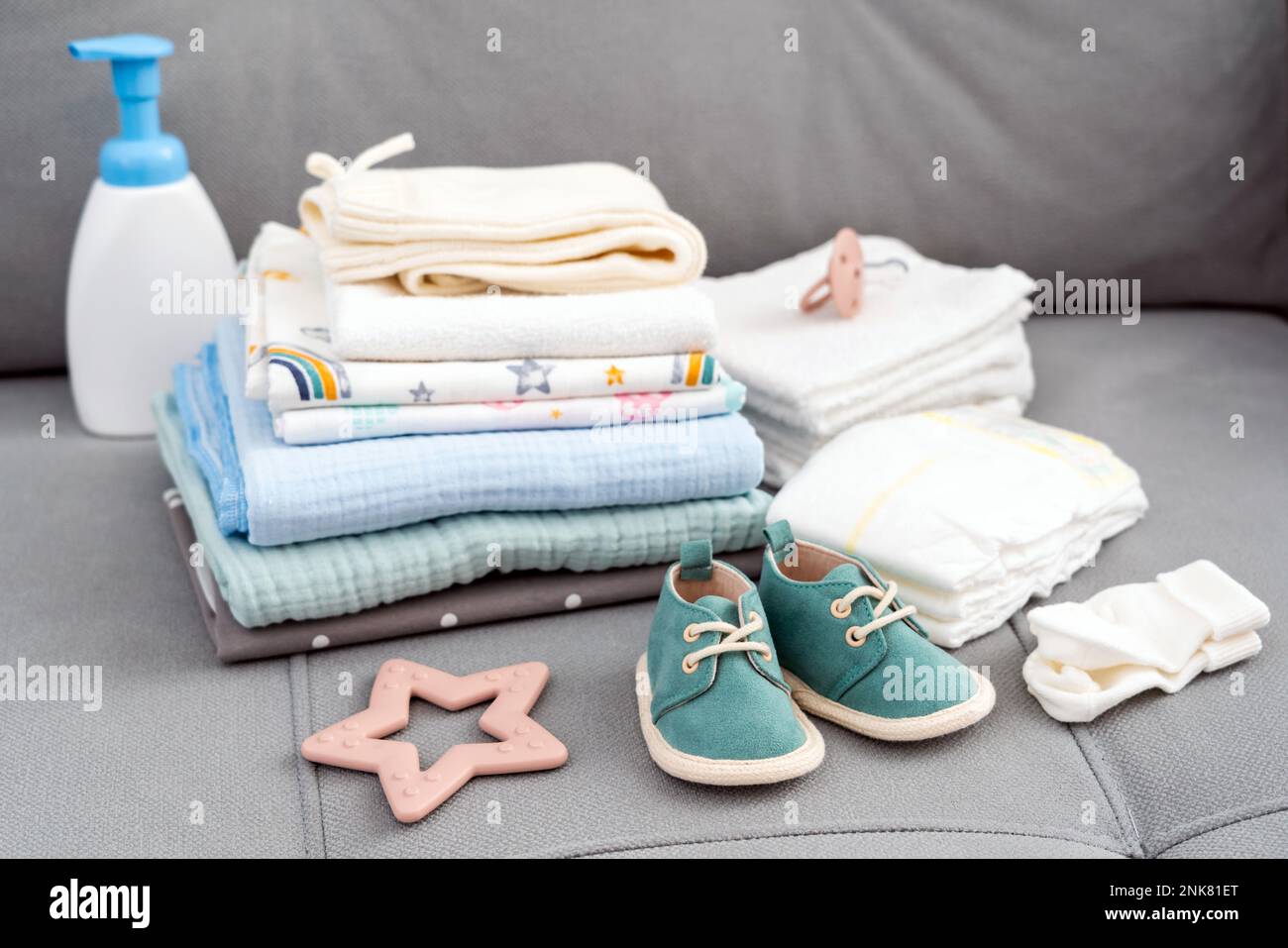 Baby diapers stack hi-res stock photography and images - Alamy