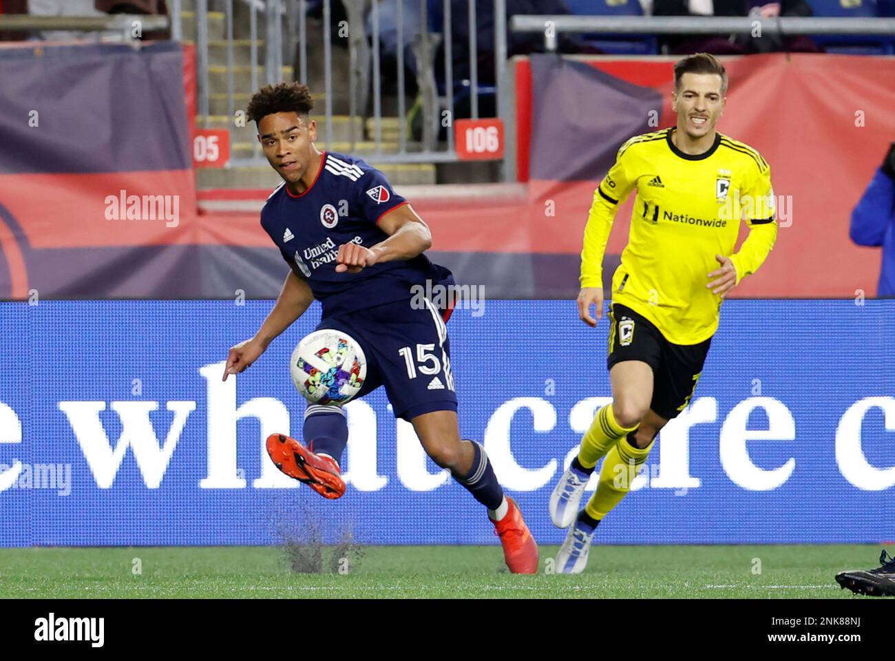 FOXBOROUGH, MA - MAY 07: New England Revolution defender Brandon Bye ...