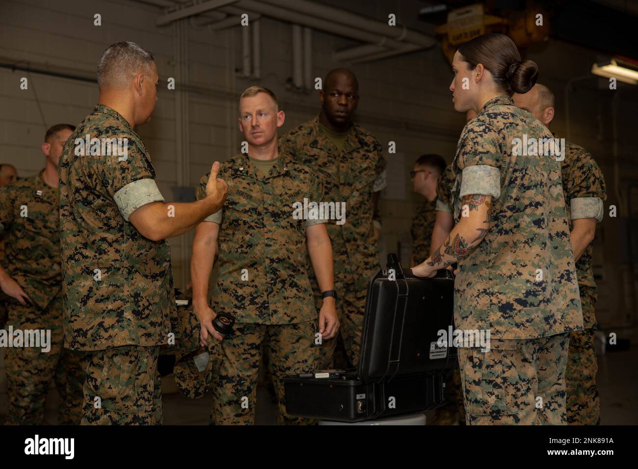 U.S. Marine Corps Brig. Gen. Adam Chalkley, the commanding general of ...