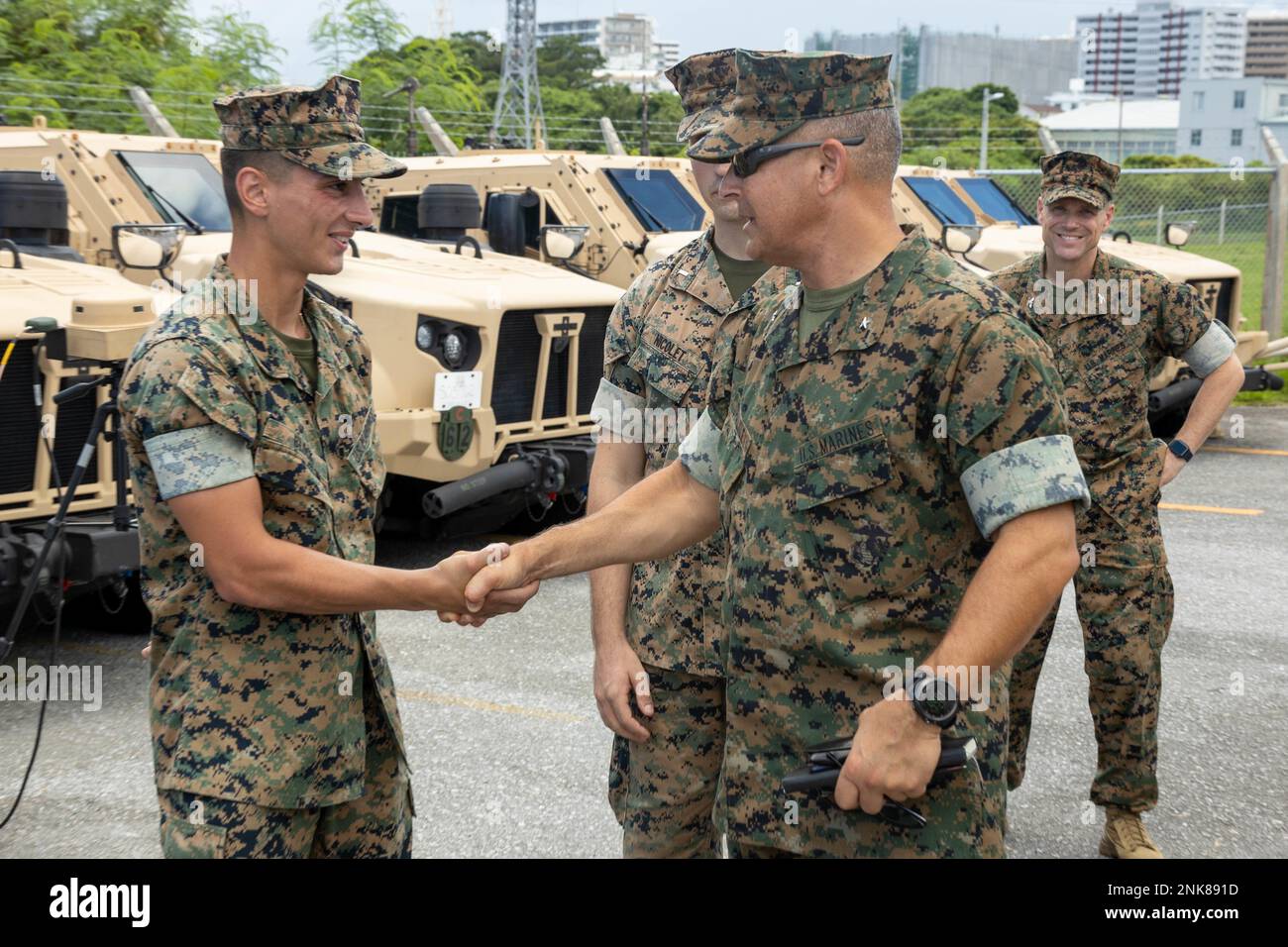 Marines communications company logistics regiment hi-res stock ...