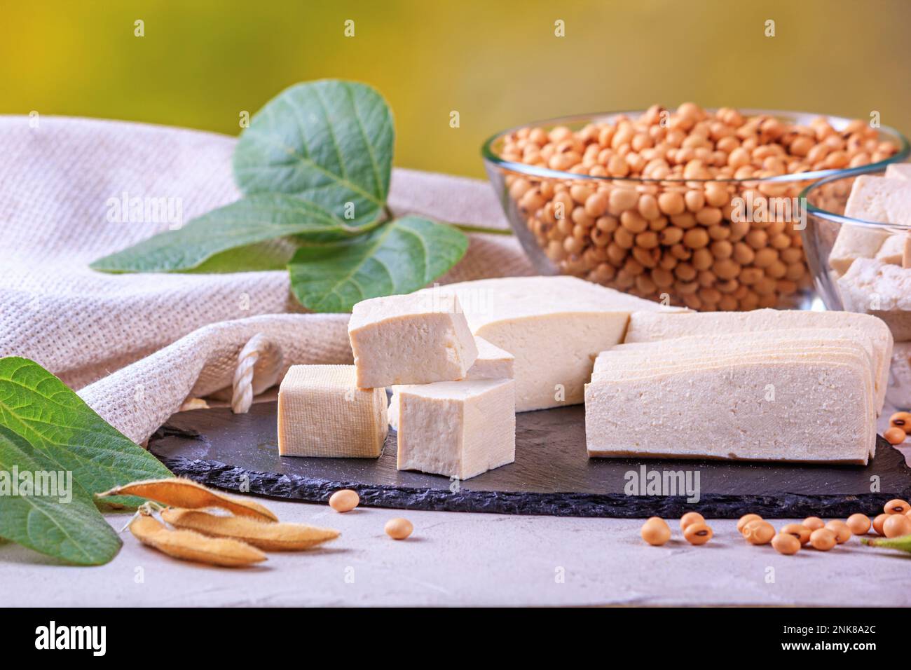 Slate bean curd hi-res stock photography and images - Alamy
