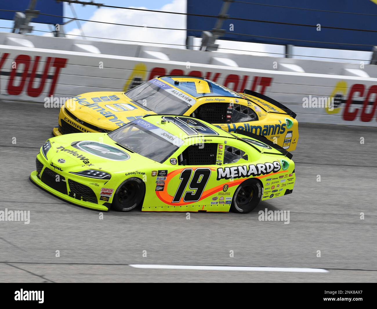 DARLINGTON, SC - MAY 07: Brandon Jones (#19 Joe Gibbs Racing ...