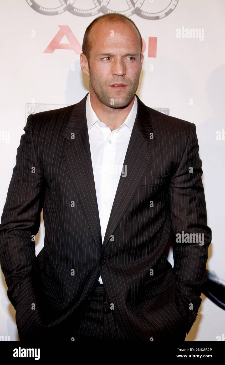 Jason Statham at the World Premiere of "Transporter 3" held at the ...