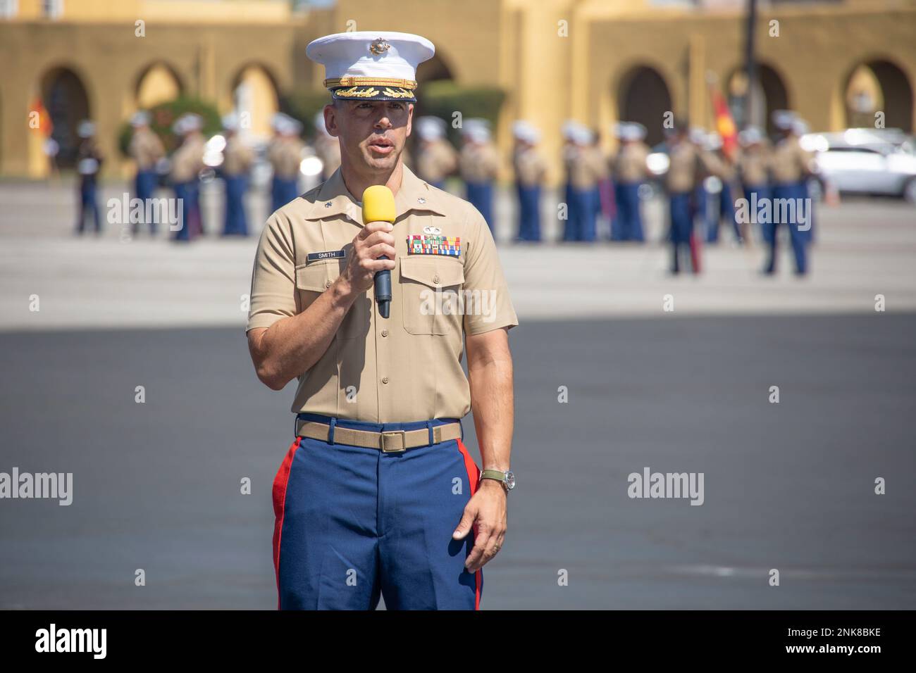 U.S. Marine Corps Lt. Col. James R. R. Smith, the commanding officer of ...