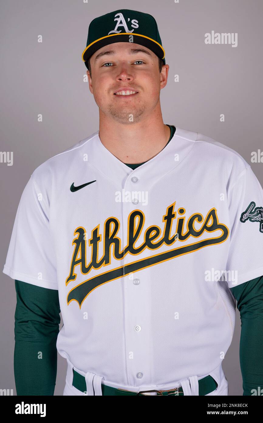 This is a 2023 photo of pitcher Mason Miller of the Oakland Athletics ...