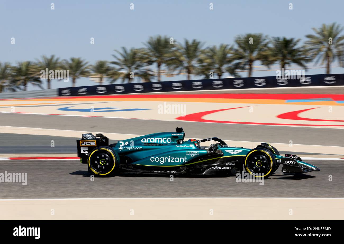 14 ALONSO Fernando (spa), Aston Martin F1 Team AMR23, action during the Formula 1 Armco pre ...