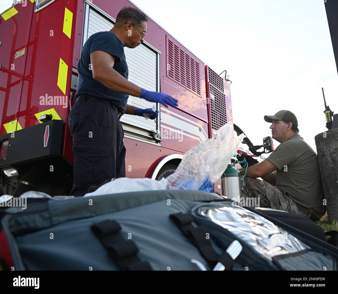 U.S. Air Force Staff Sgt. Jason Zabetakis, a fuels craftsman assigned ...