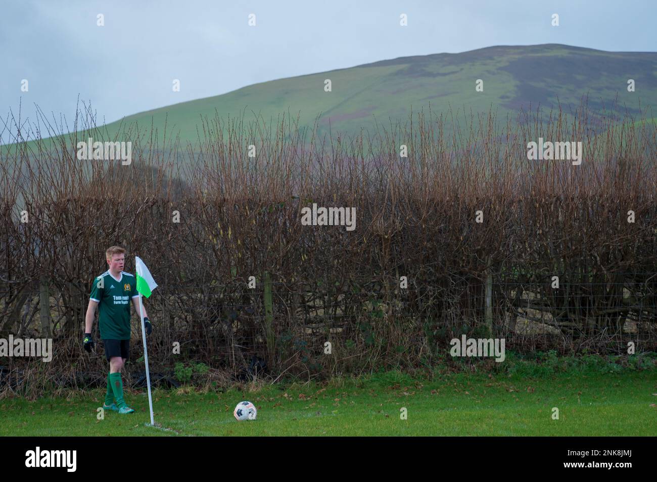 New Radnor, Wales 05 February 2022. Emrys Morgan Cup Quarter Final ...