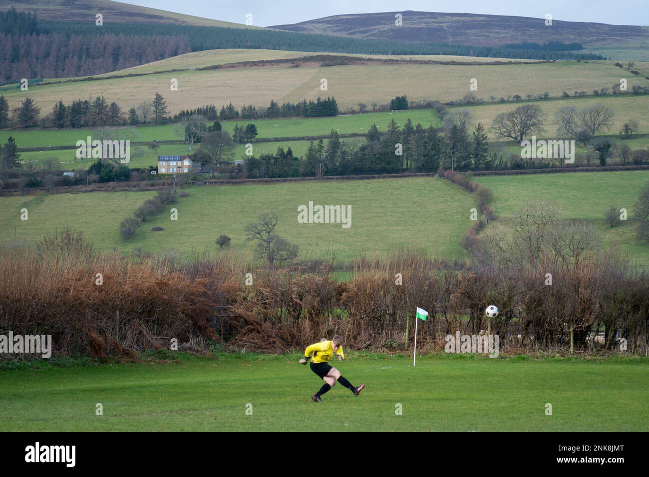 New Radnor, Wales 05 February 2022. Emrys Morgan Cup Quarter Final ...
