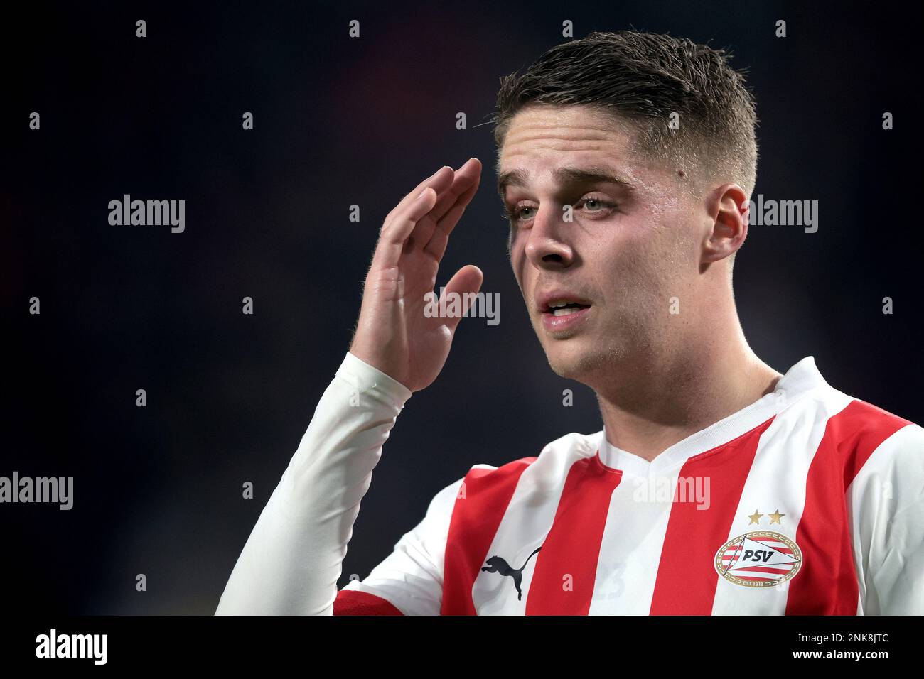 EINDHOVEN - Joey Veerman of PSV Eindhoven during the UEFA Europa league ...