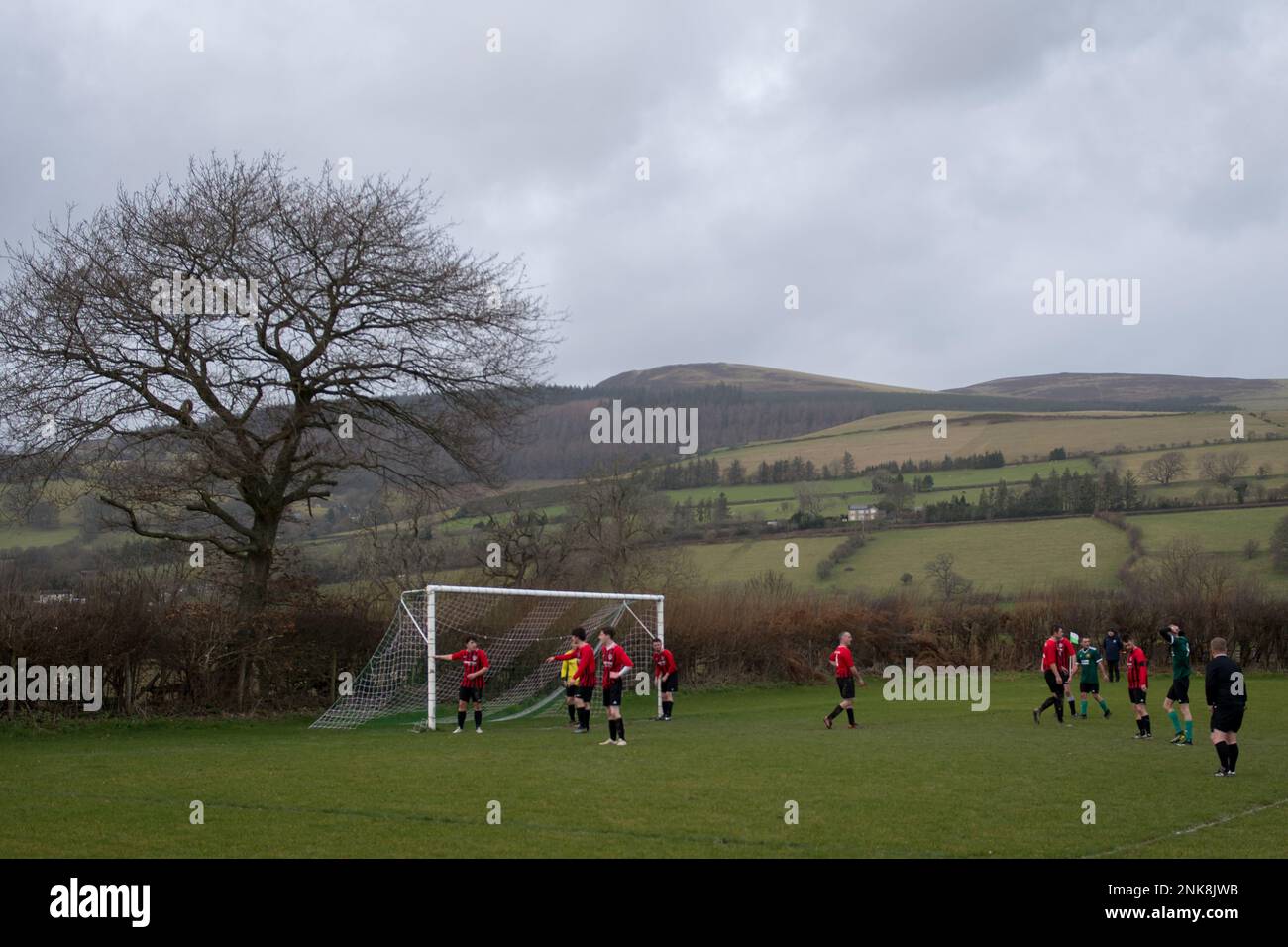 New Radnor, Wales 05 February 2022. Emrys Morgan Cup Quarter Final ...