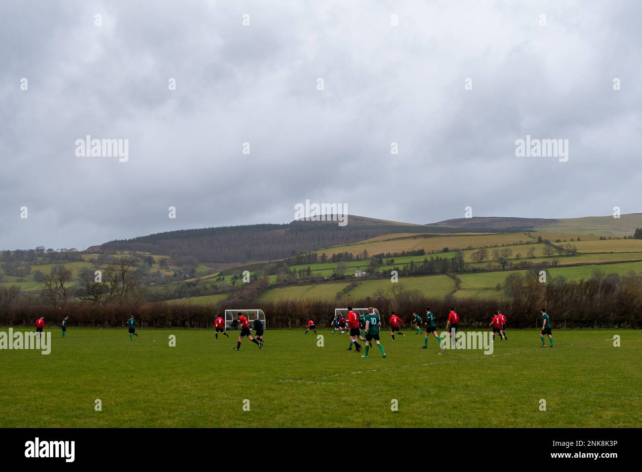 New Radnor, Wales 05 February 2022. Emrys Morgan Cup Quarter Final ...