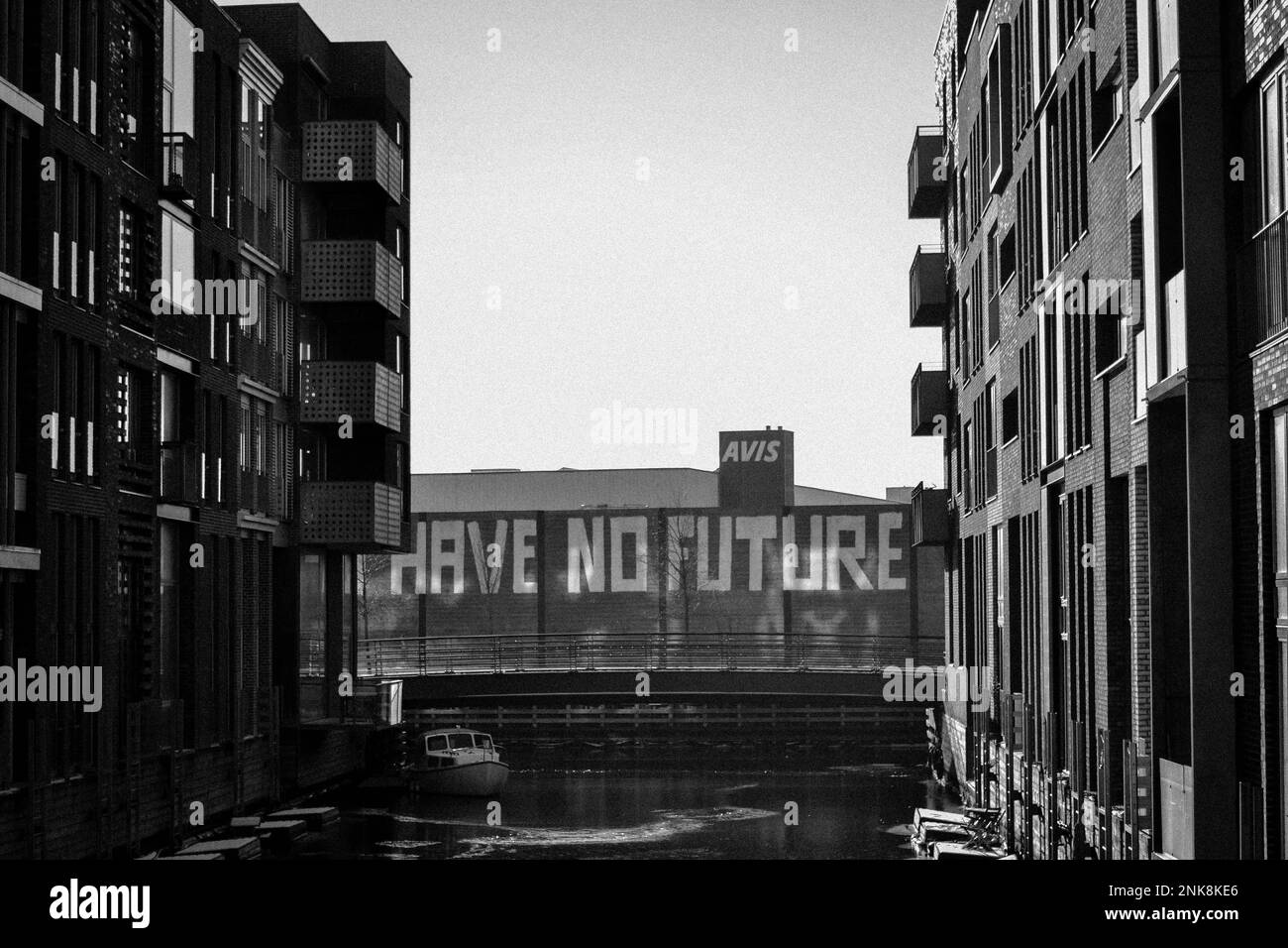 Modern building in a modern architectural style from South Harbour ...