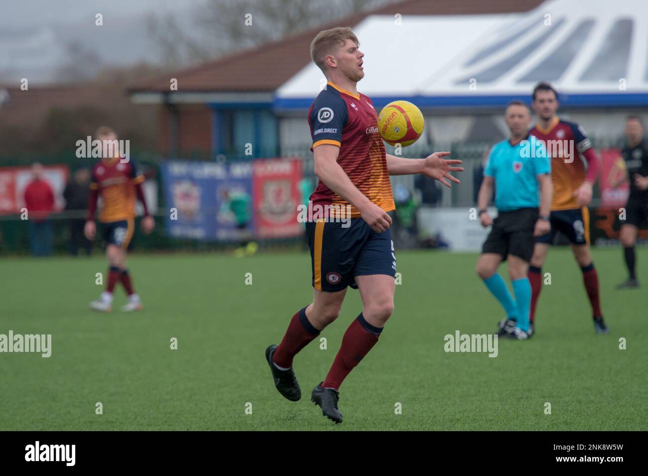Bridgend, Wales 06 February 2022. Nathaniel MG Cup final match between ...
